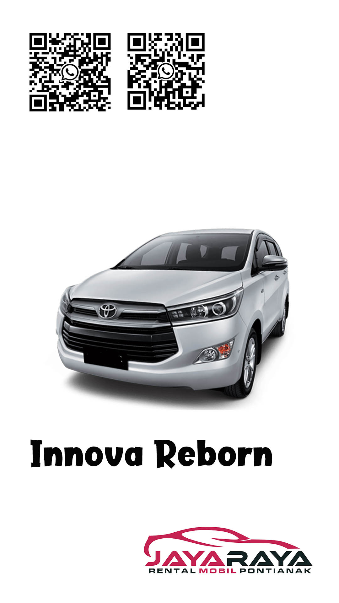 Toyota Innova Reborn - Rental Mobil Pontianak